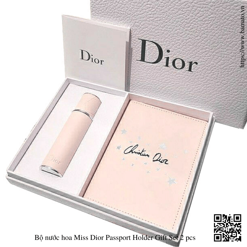 Bộ nước hoa Miss Dior Passport Holder Gift Set 2 pcs - Phố Thị Nước Hoa